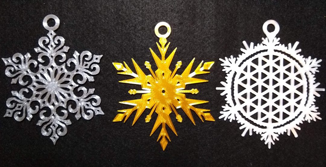 Snowflake ornaments - Vesper Workshop of Vermont